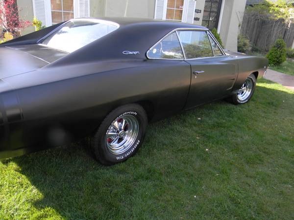 Matte Black 69 Charger