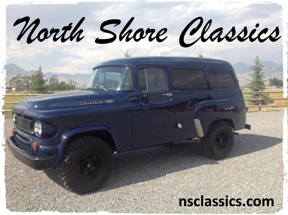 Used 1962 Dodge Pickup 100-RARE TOWN WAGON- PUSH BUTTON TRANS- For Sale ...