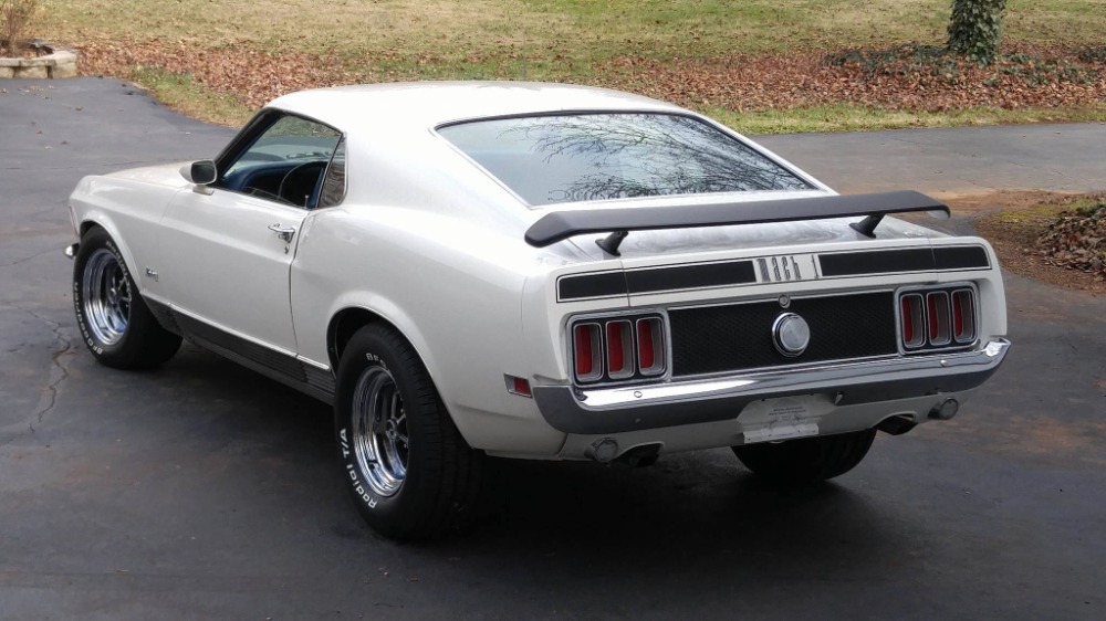 1970 Mustang Mach 1 White