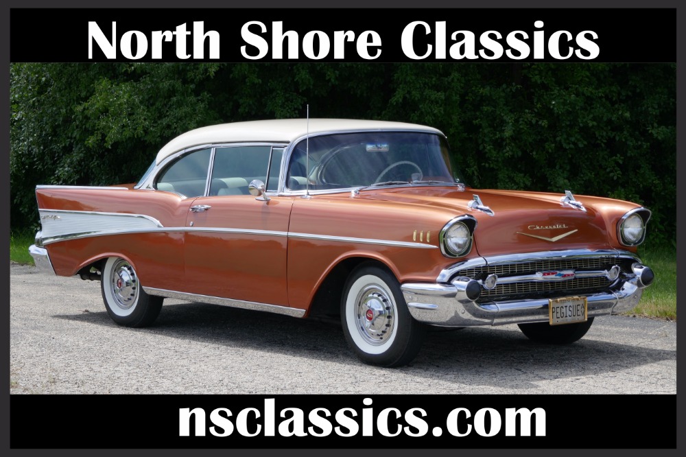 Used 1957 Chevrolet Bel Air -BEAUTIFUL SIERRA GOLD CLASSIC CRUISER- 283 ...