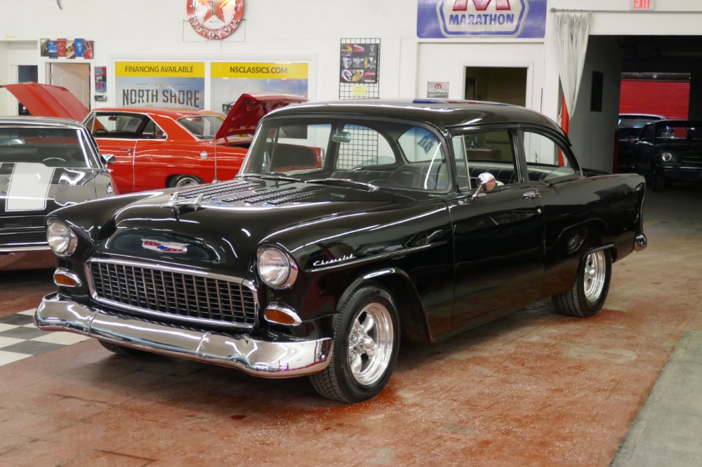 Cruising In Chrome The Timeless Allure Of The 1955 Chevrolet Bel Air Black