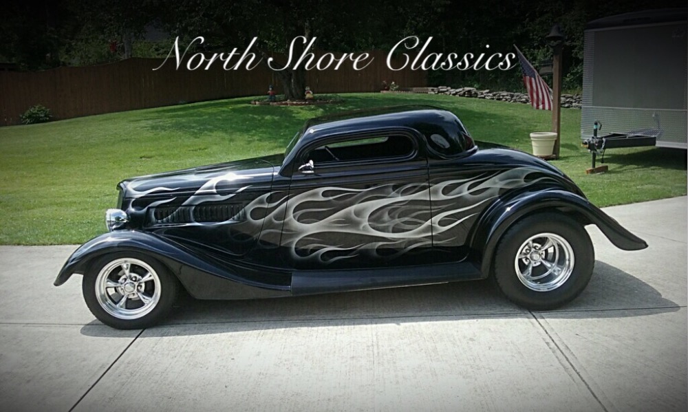 Used 1934 Ford Coupe -SHOW QUALITY FIBERGLASS 3 WINDOW COUPE-REAL HIGH ...