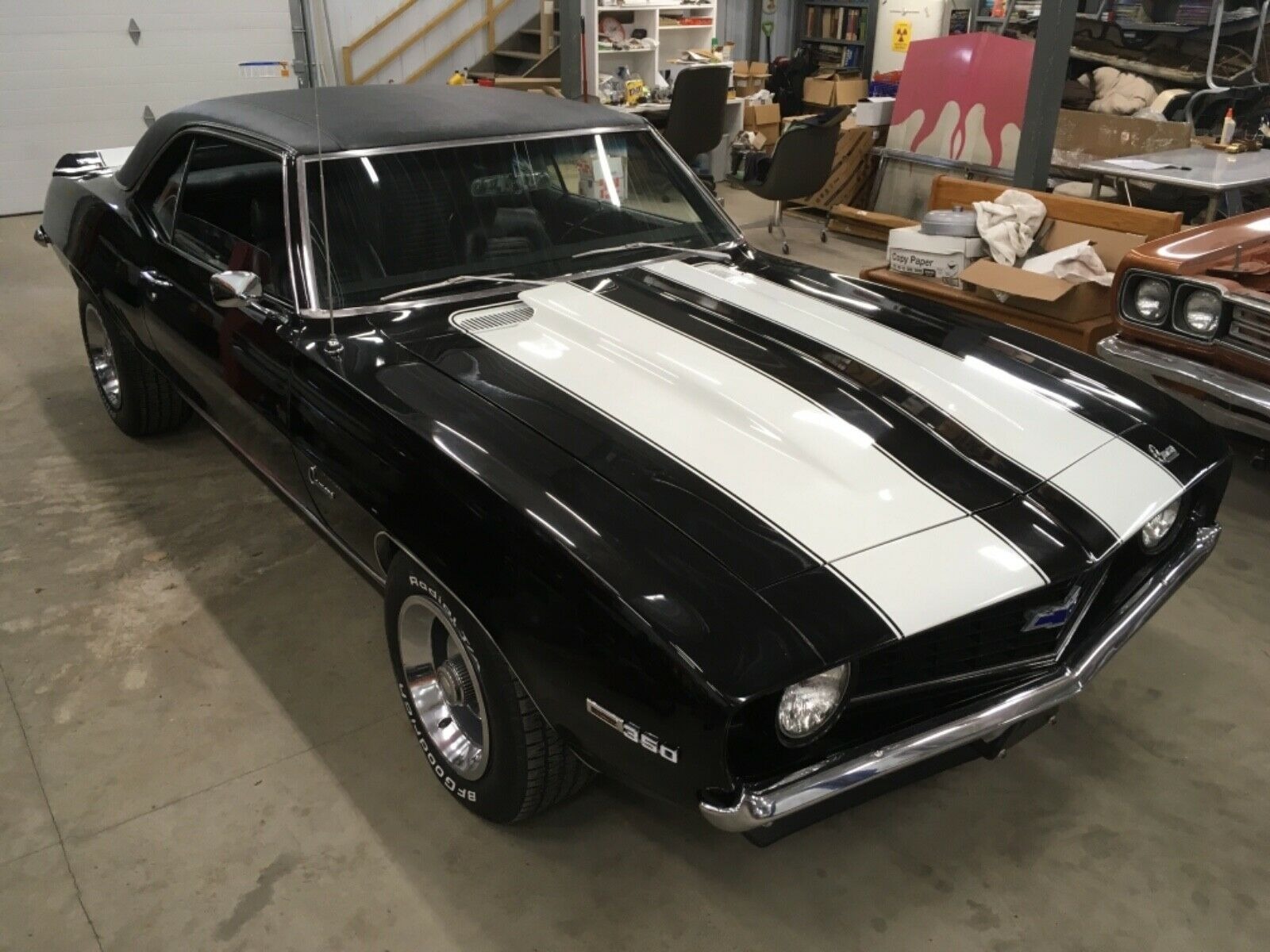 1969 camaro cowl hood store