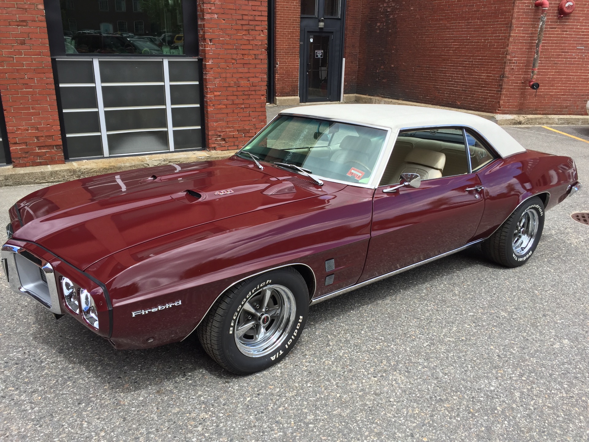 Maroon Firebird Car