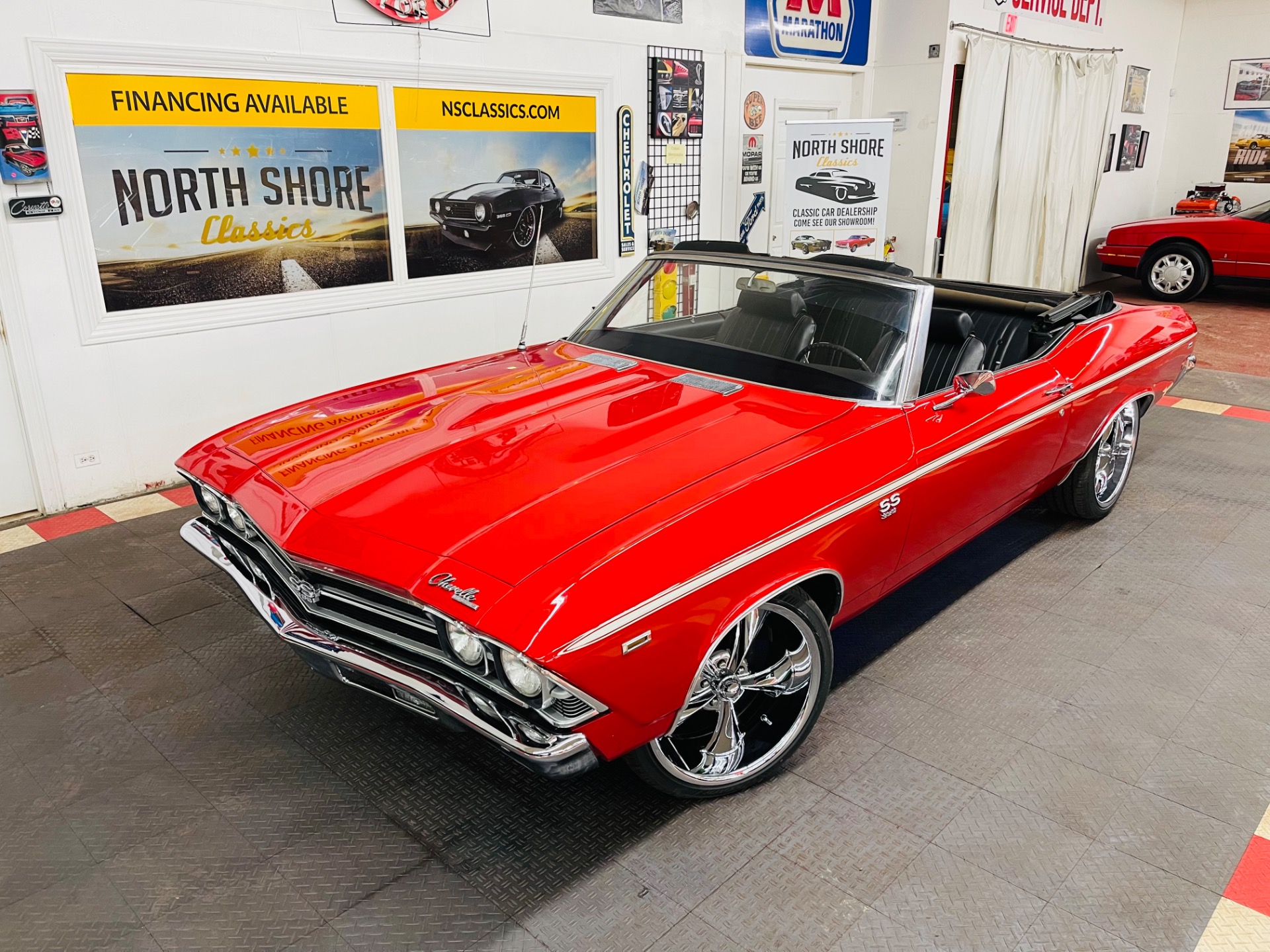 1969 Red Chevelle Convertible
