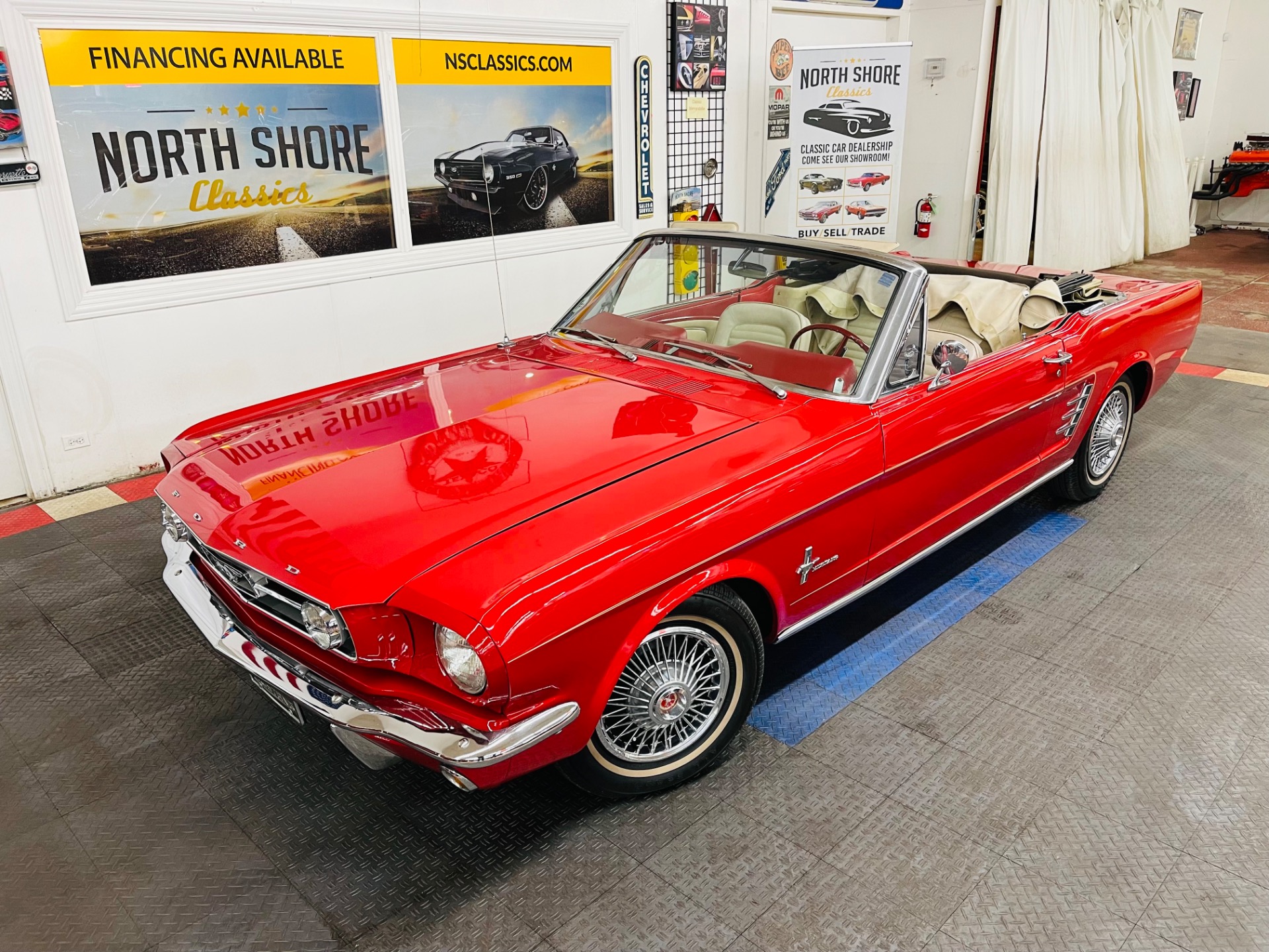 Red Mustang Convertible 1980s